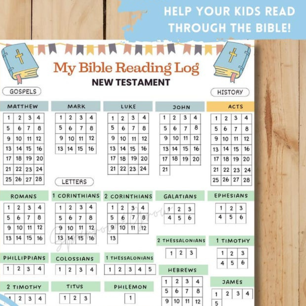 Kids Bible Tracker – Bible Steps For Kids